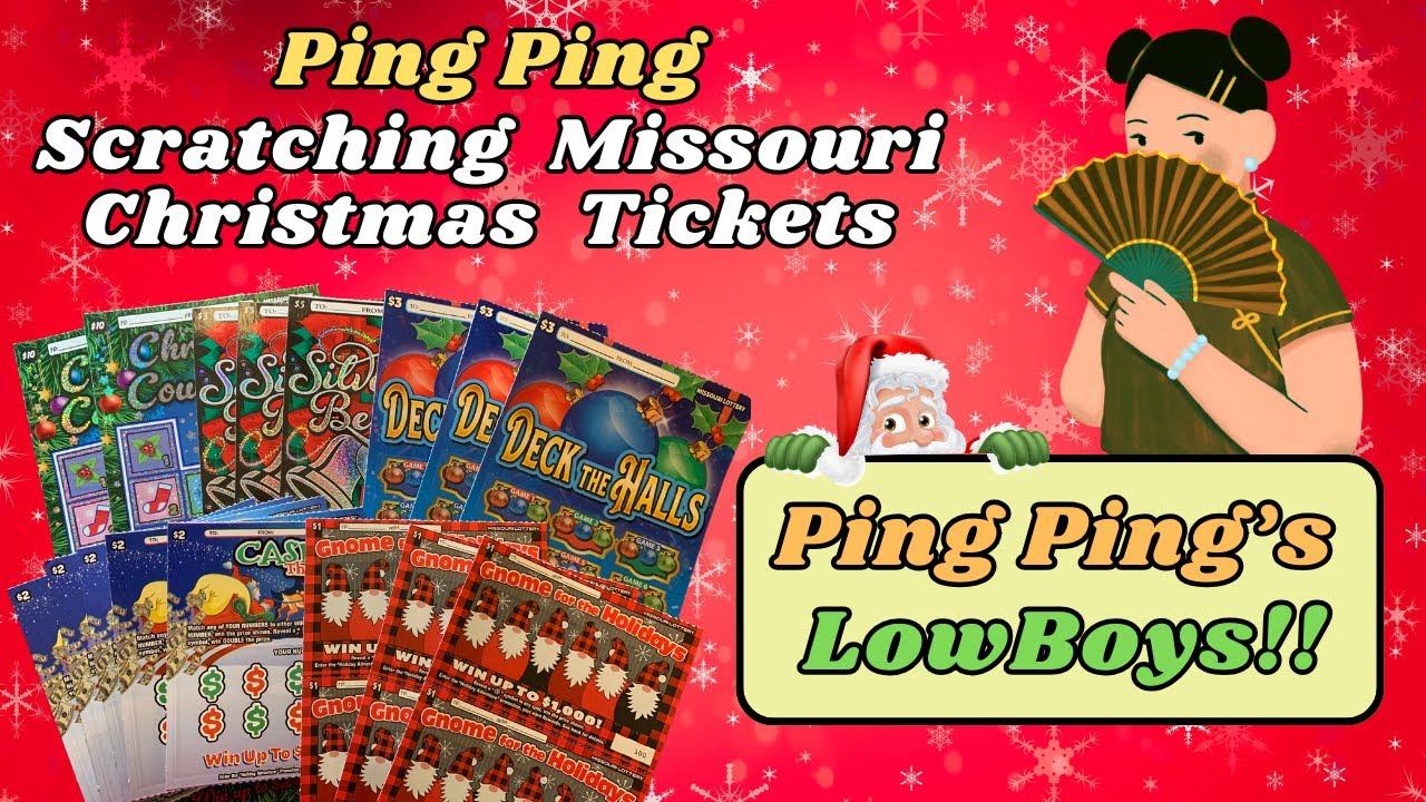 Scratching a $70 Missouri Mix of Christmas Tickets - YouTube