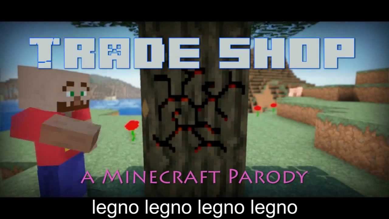 Minecraft: ♪ "Trade Shop" (Sub. ITA) (Minecraft Parody of Thrift Shop ...