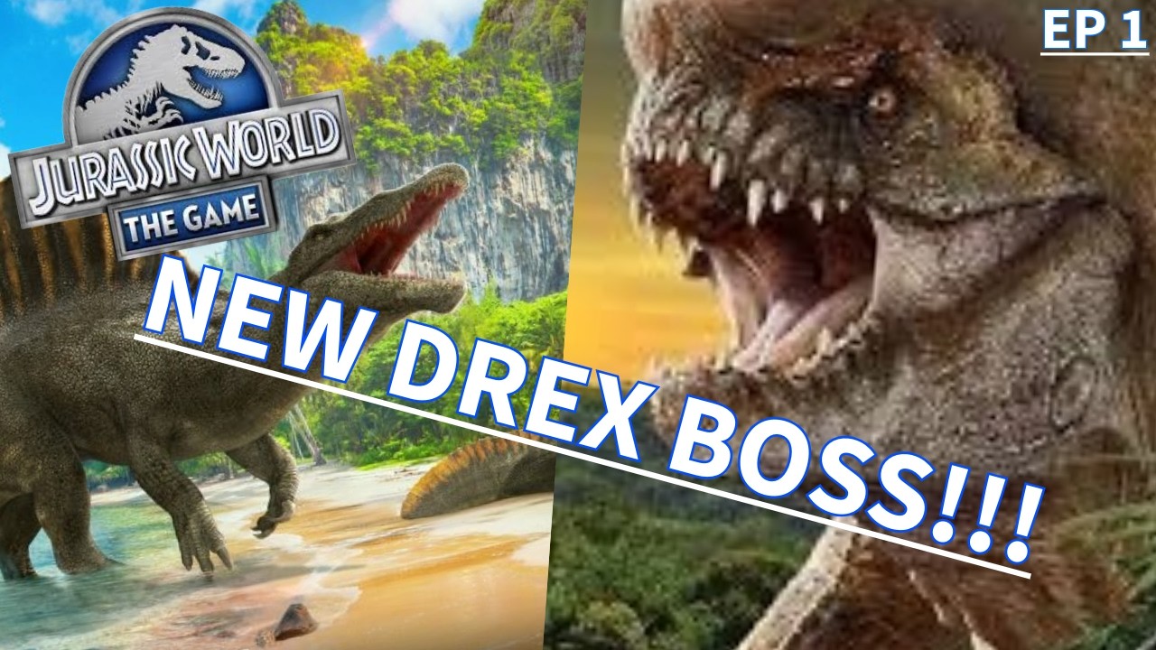 The first episode... AND DREX!!! | Jurassic World The Game EP 1 - YouTube