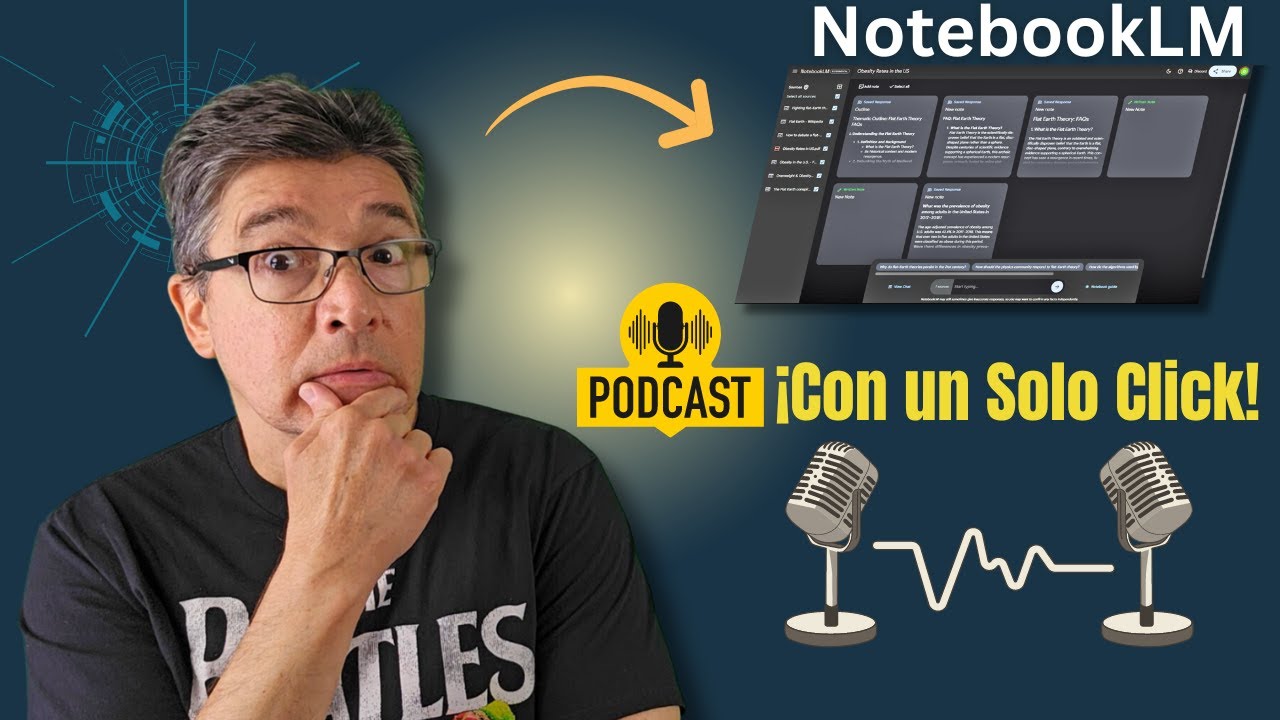 🆕 Notebook LM: ¡Convierte tus notas en Podcast en un click! - YouTube