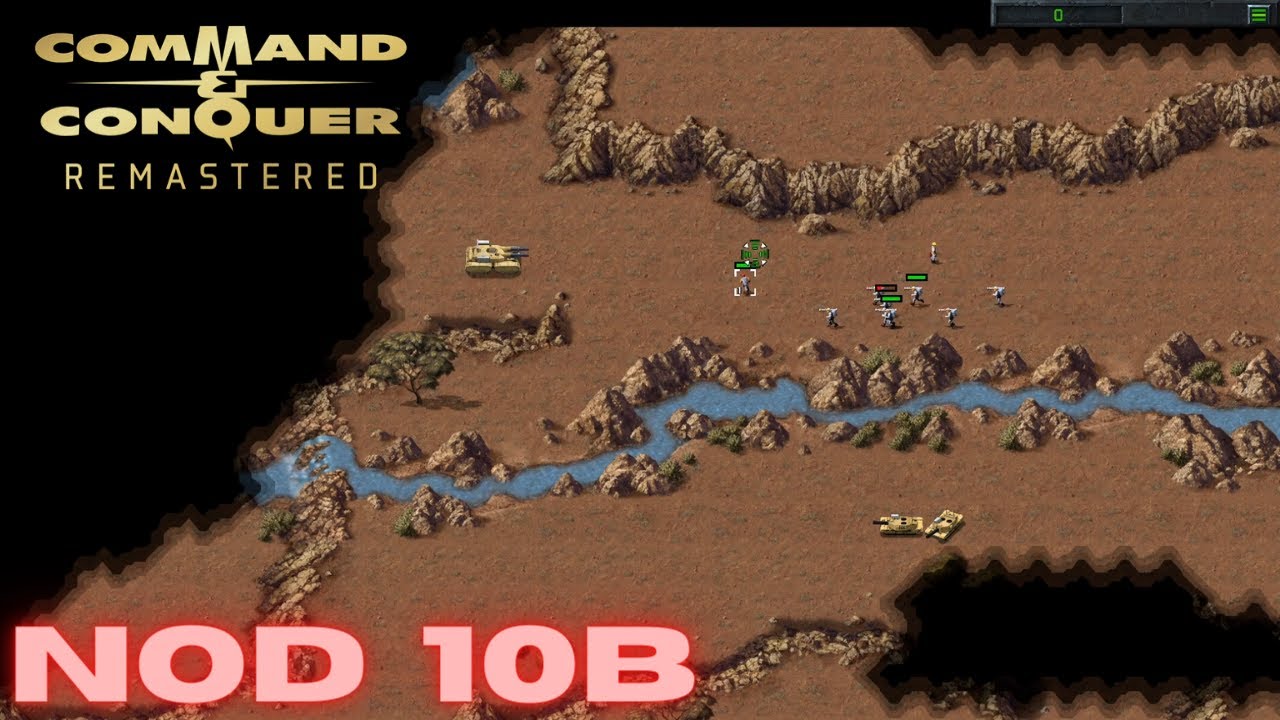 Command & Conquer Remastered - NOD Mission 10B - BELLY OF THE BEAST (Hard) - YouTube