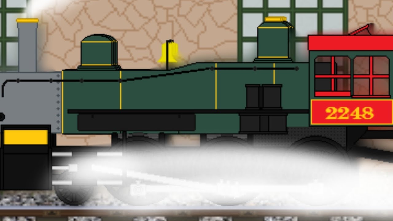 GVRR 2248 gets scared by Steamy - YouTube