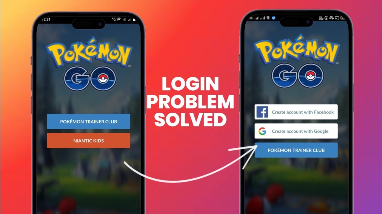 How To Login Pokemon Go | Pokemon Go Login Problem - YouTube