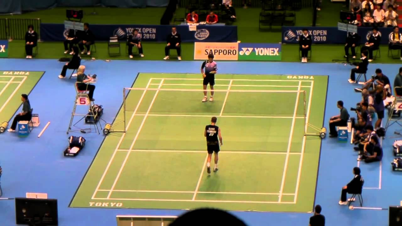 Babminton YOJ 2010 MS24 Peter vs Ueda - YouTube
