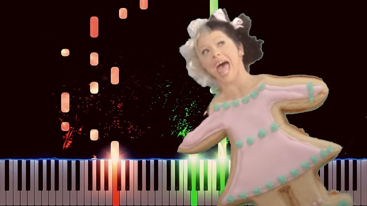 Melanie Martinez The Bakery Piano Cover Midi tutorial Sheet app Karaoke ...