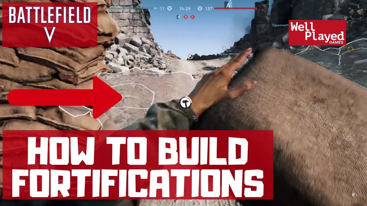 HOW TO BUILD FORTIFICATIONS | BATTLEFIELD 5 - YouTube