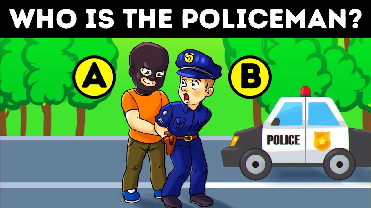 15 Fun Riddles On Crime And Picture Puzzles To Hike Up Your IQ - YouTube