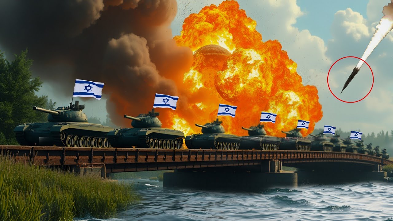 1 hour ago! Thousands of Israeli tank convoys destroyed by Iran's ...