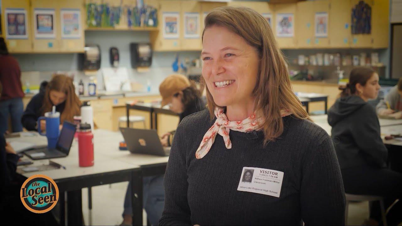 Artist Althea Freeman-Miller at SLRHS on the Local Seen - YouTube