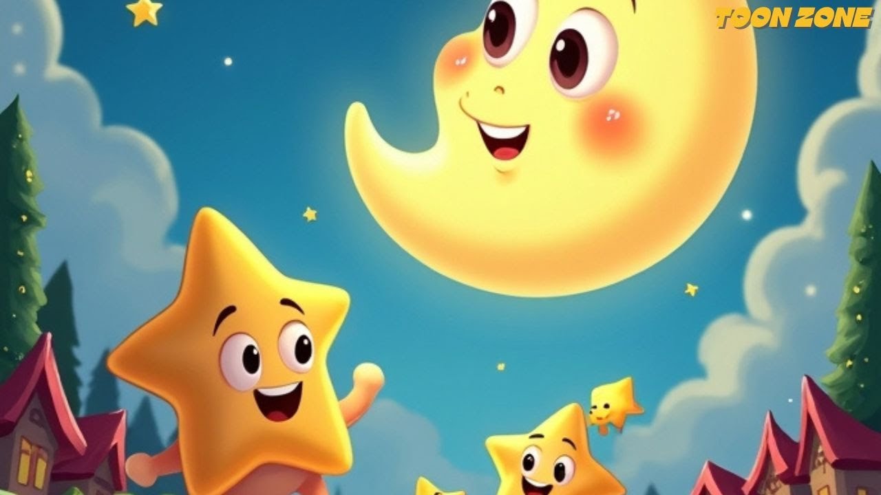 Twinkle Twinklein the Sky | Nursery Rhymes for Kids | Super Simple ...