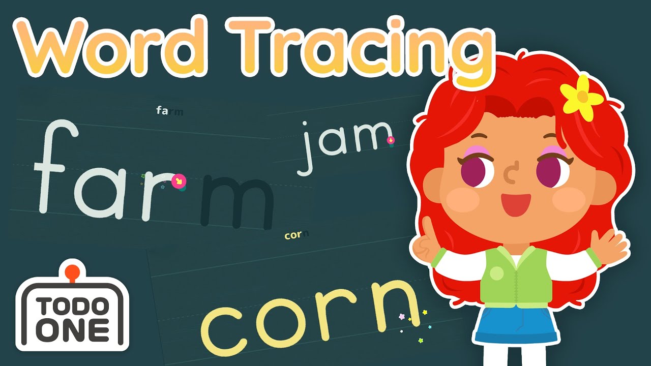 Word Tracing ️ Alphabet Game 🐶 Todo English - YouTube