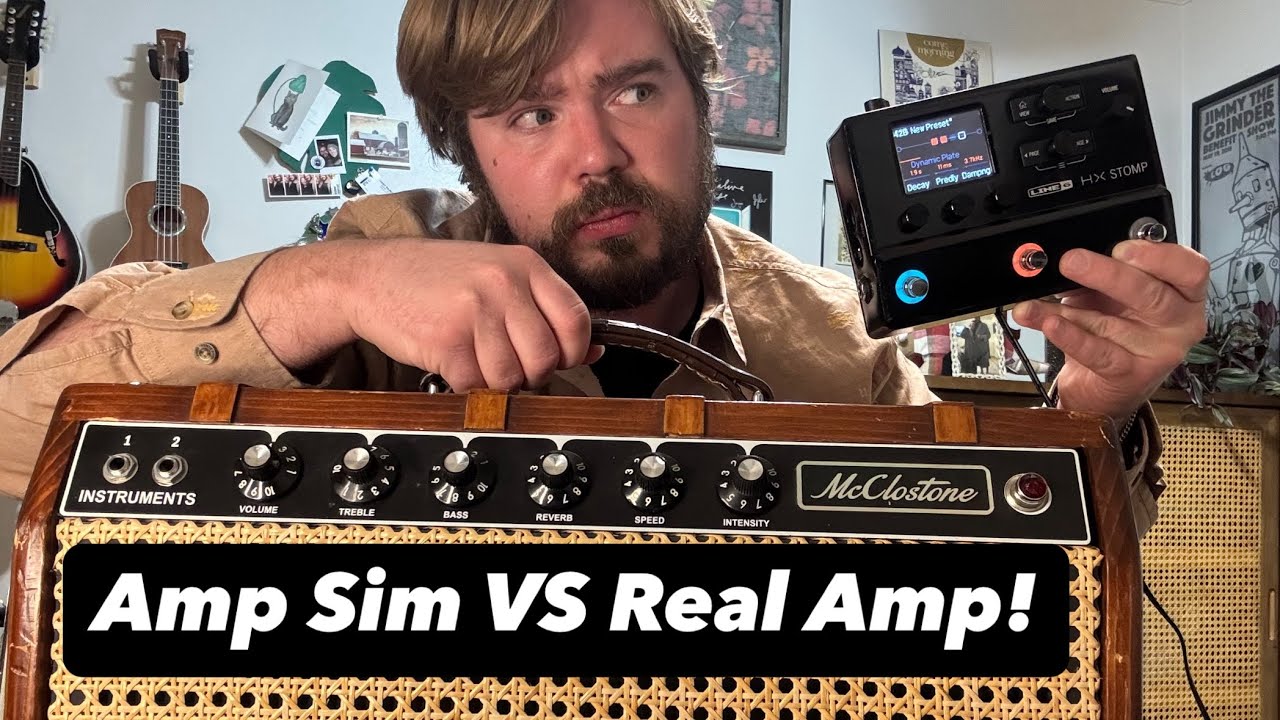 Line 6 HX Stomp and Real Amp Comparison (Fender Princeton Emulation ...