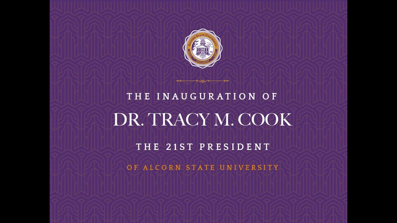 Investiture Ceremony - Dr Tracy M. Cook - YouTube