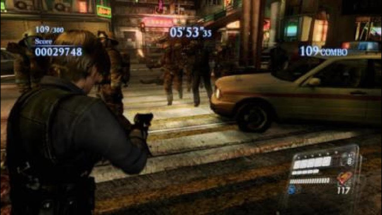 RESIDENT EVIL 6 No Mercy Mercenaries Urban Chaos Leon 300 Streak+Napad ...