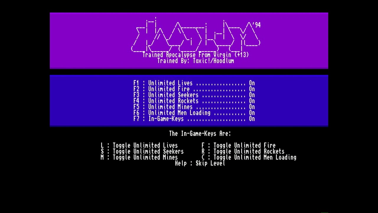 Amiga 500 - Apocalypse Crack Intro By Hoodlum - YouTube