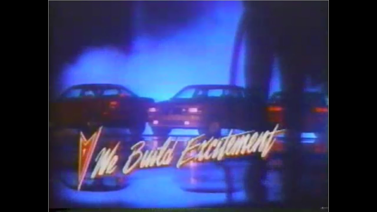 1988 Pontiac Commercial - "Call of the Road" - YouTube