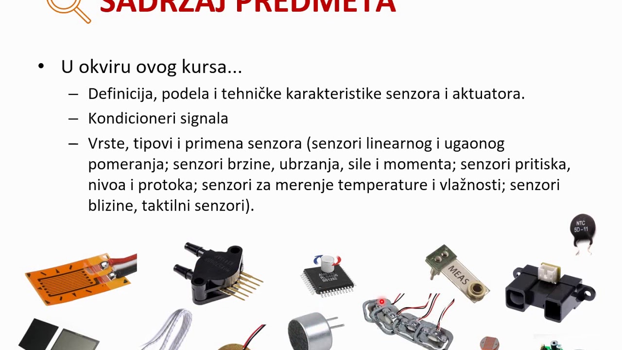 Primena senzora i aktuatora - YouTube