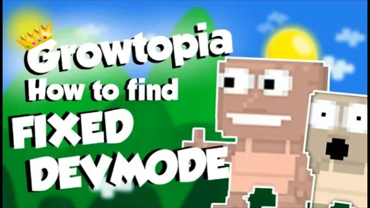 How to Developer Mode Growtopia | 2020 - YouTube