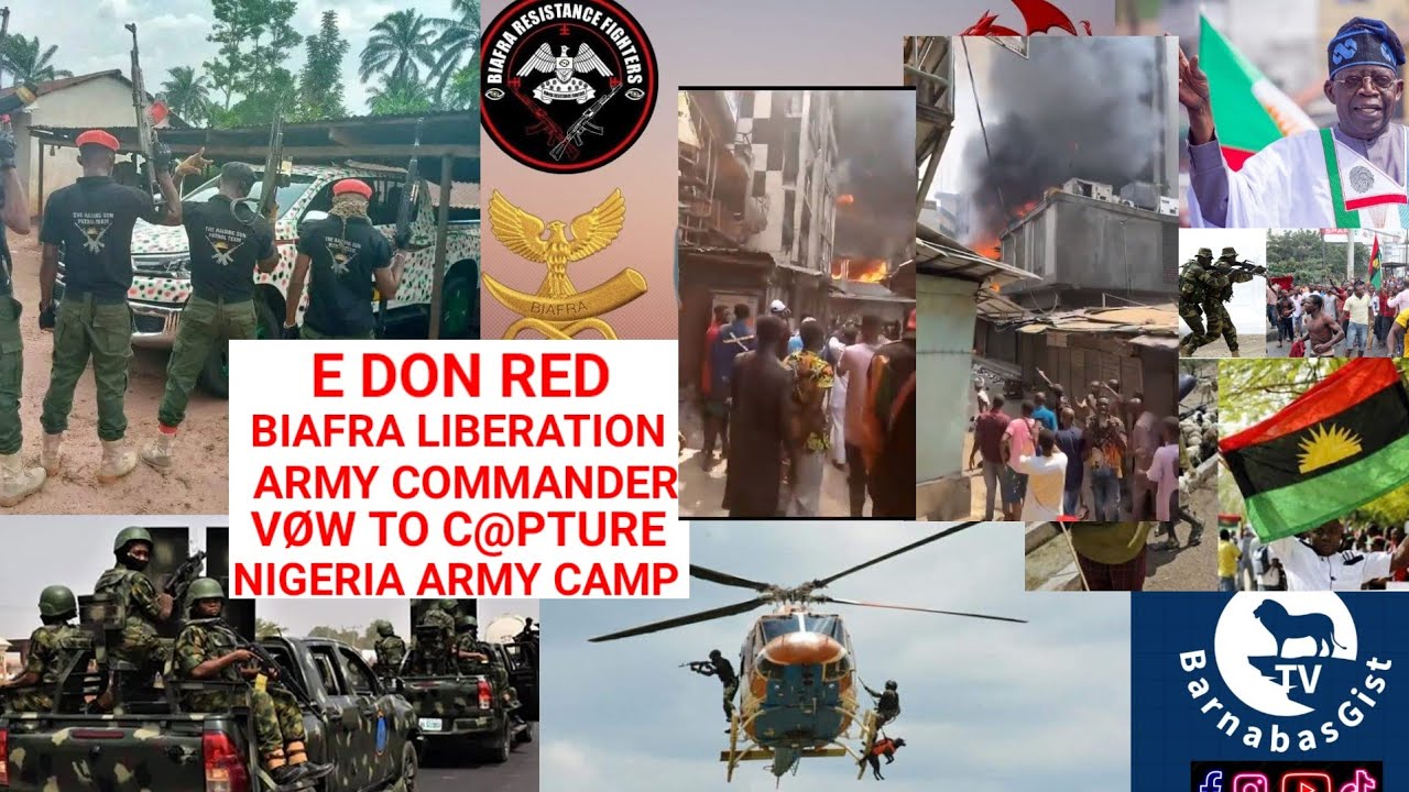 Igbo market, Mândilas at Lagos is on f!rê. Biafra Army s@id Nig will be ...