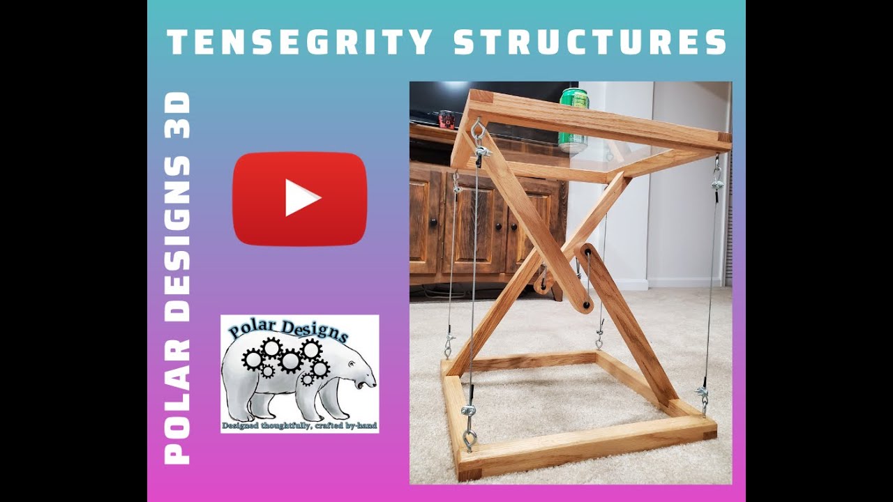 Tensegrity Structures = Floating Impossible Table - YouTube