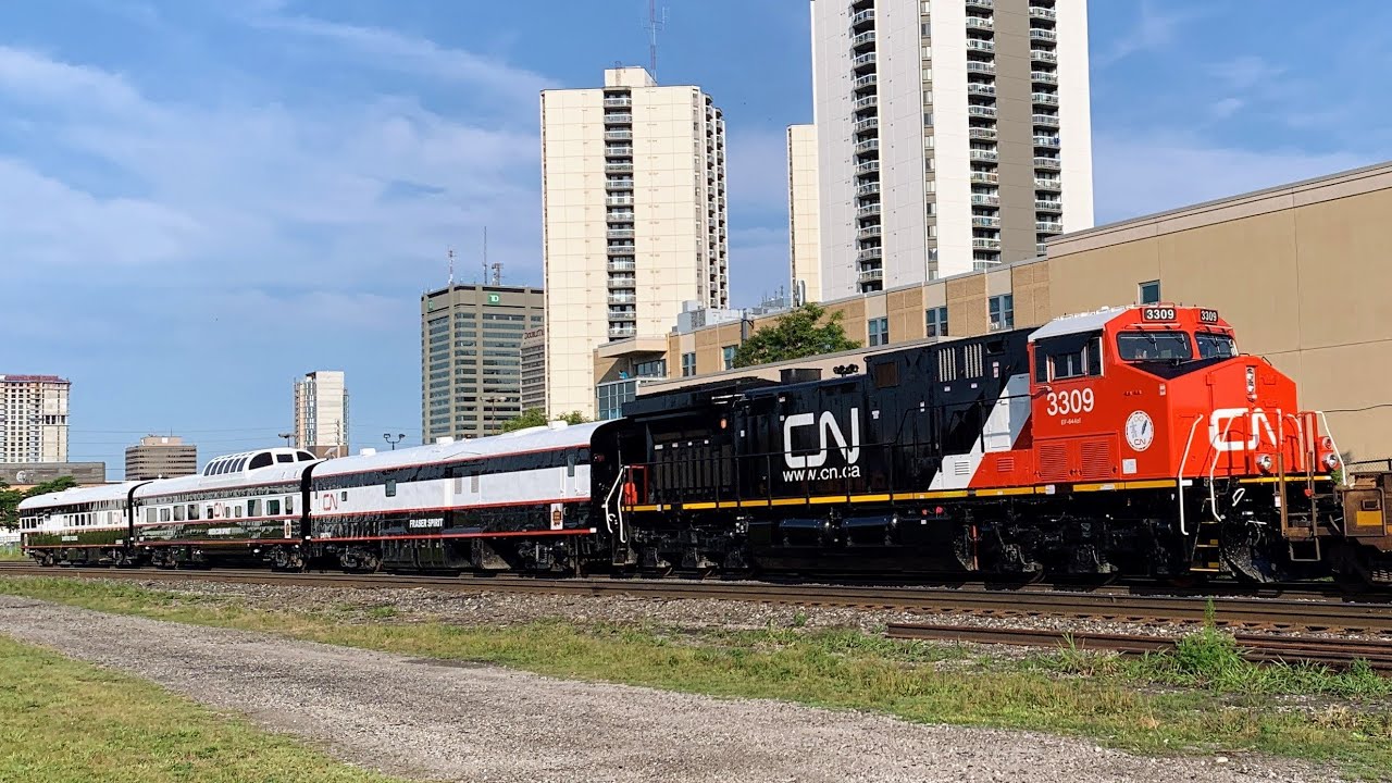 Shave and a Haircut, a Friendly Crew and New CN Office Cars on CN Z148 ...