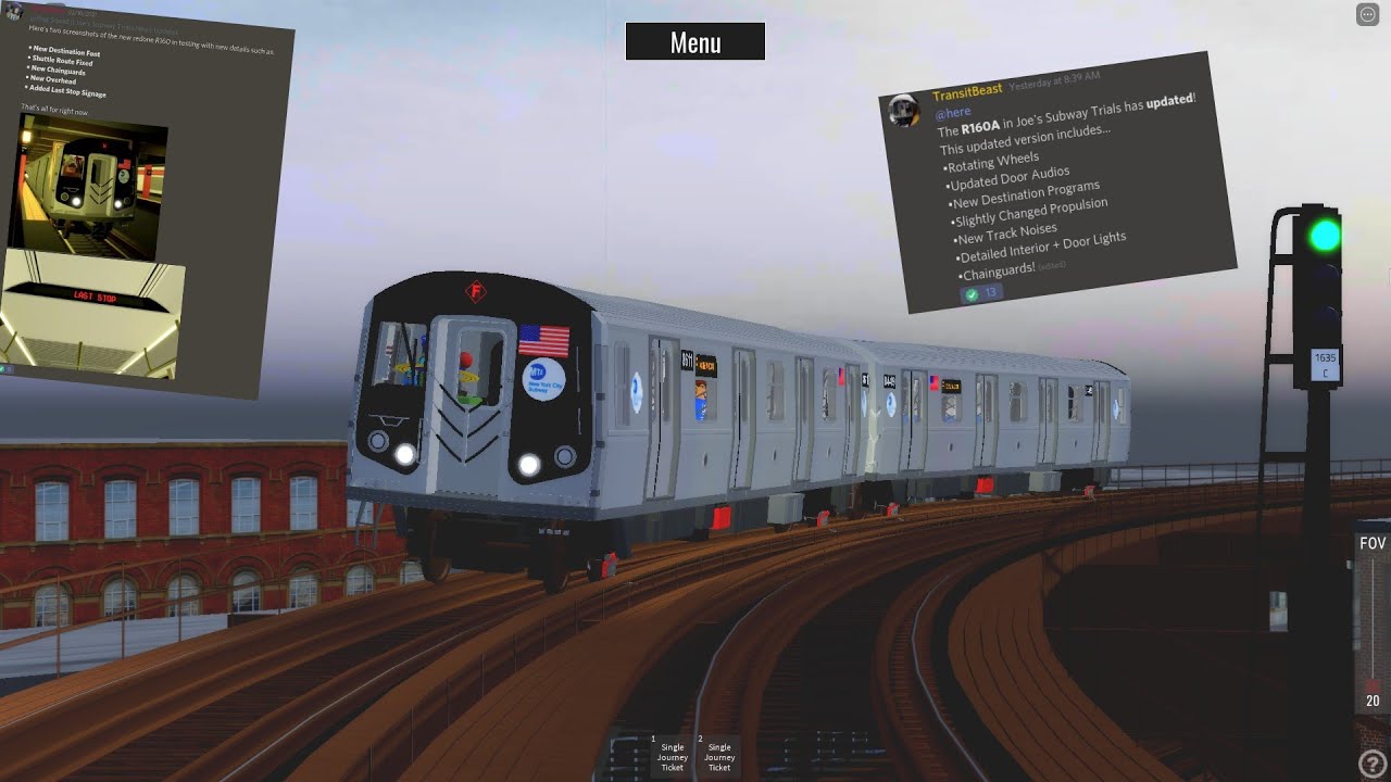 MTA Roblox/JSTA: Random trains at Depot Hills Hills LL (UPDATED R160A ...