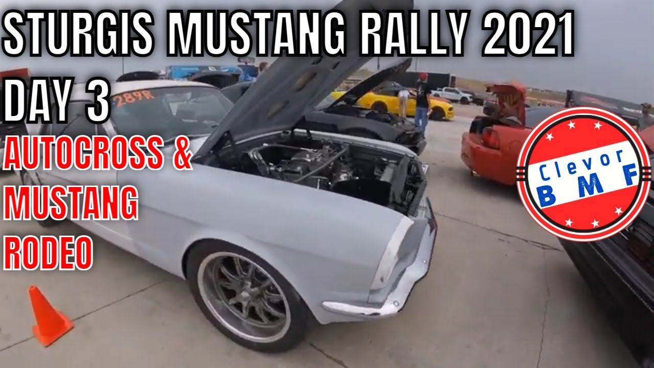 Day 3 Sturgis Mustang Rally 2021 - Autocross / Mustang Rodeo - YouTube