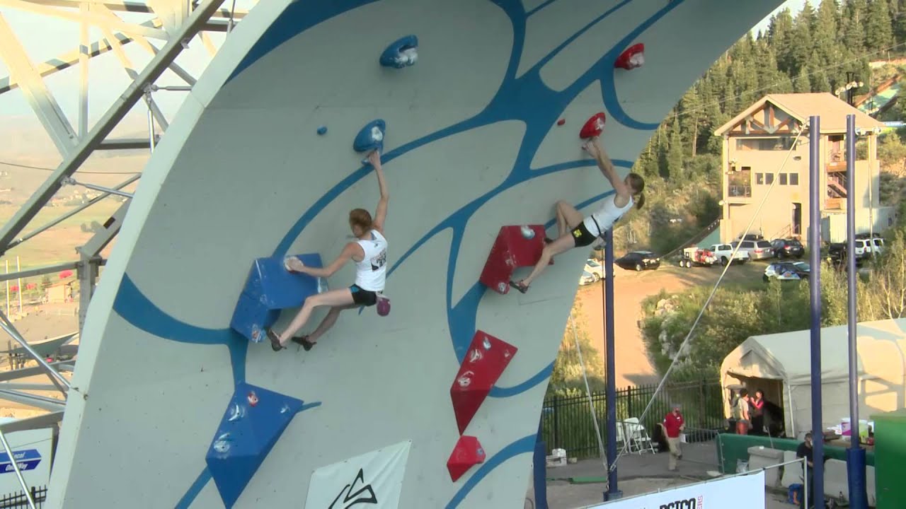 Round of 16 - Delaney Miller VS Angie Payne - 2014 Clif Bar Psicobloc ...