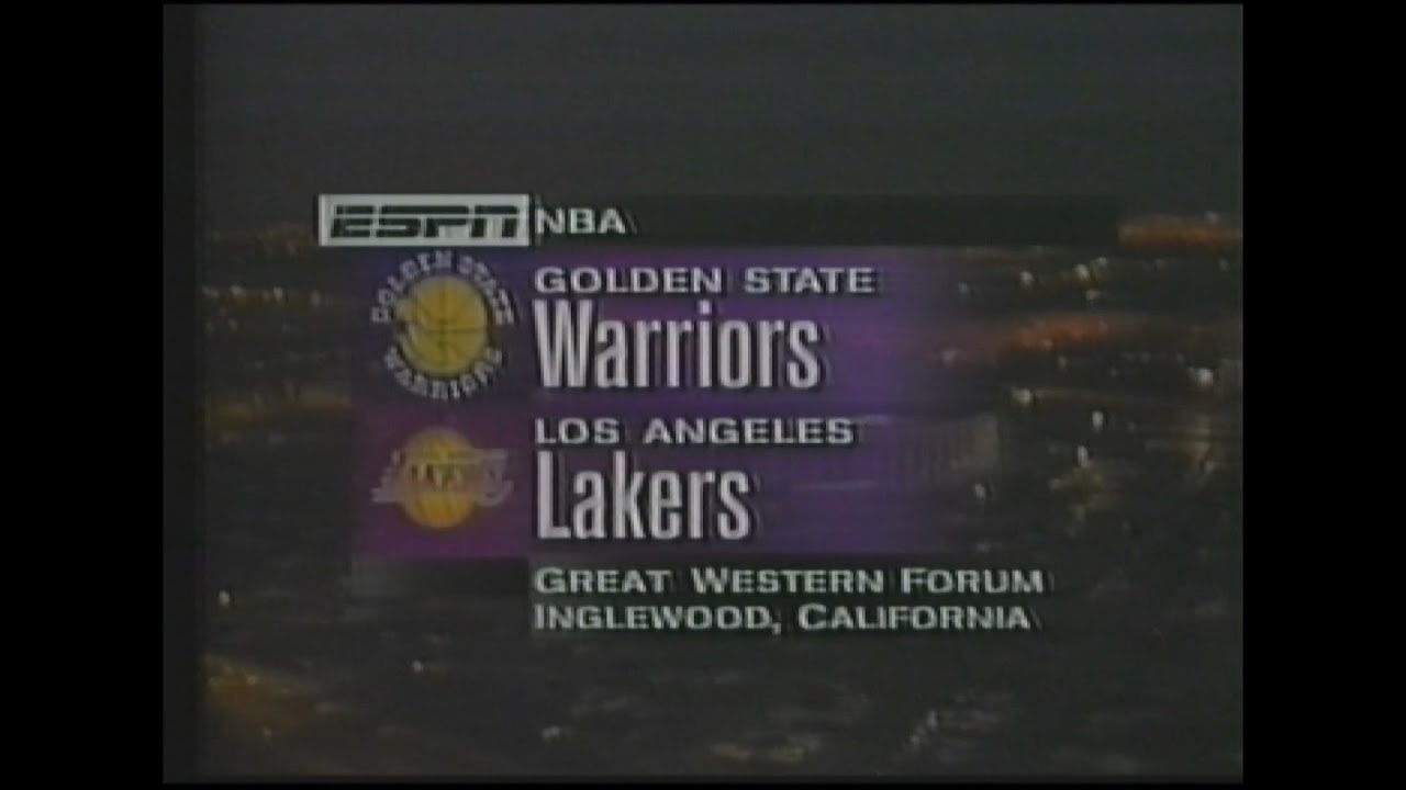 NBA Temporada Regular 1995-1996: Los Angeles Lakers VS Golden State ...