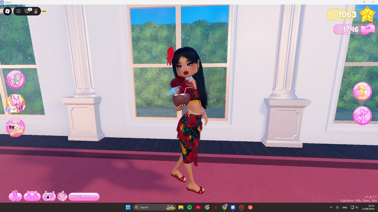 🐚🌺Tropical QUEEN Energy Using NON-VIP Items Only in DTI! 👗🔥 - YouTube