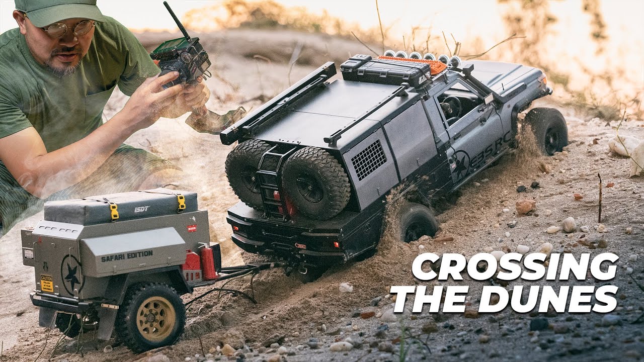 Rc Crawler Gen 8 Killerbody Toyota Lc70 Canopy Tow Trailer, Crossing ...