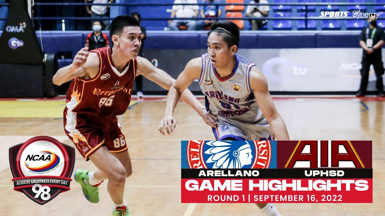 NCAA Season 98 | Game Highlights: Arellano vs UPHSD | Men's Basketball ...