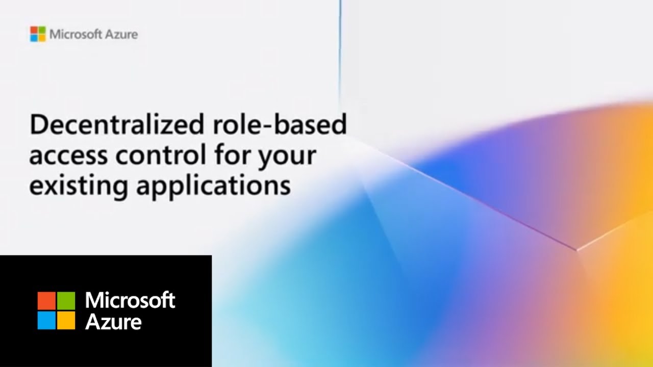Decentralized role-based access control using Azure Managed ...