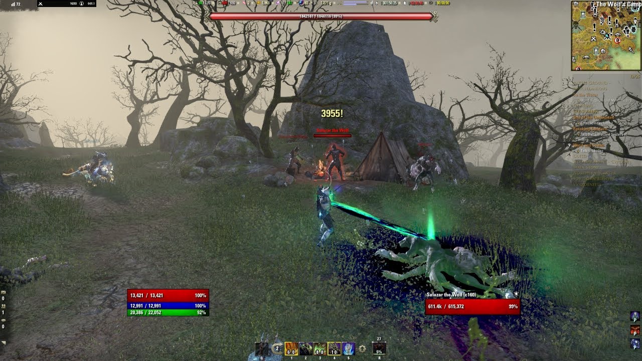 #ESOSeries // Glenumbra World Bosses // The Wolf's Camp // Salazar the ...