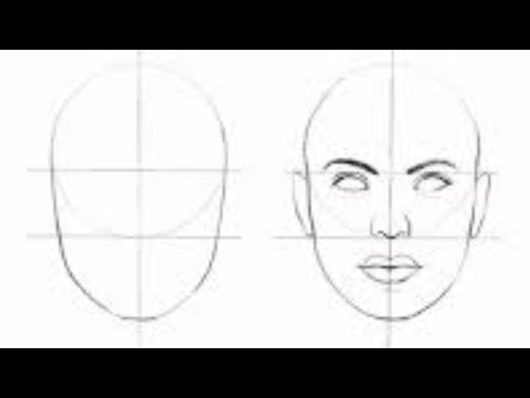 How to draw Face || Easy Face drawing tutorial || Step by step for ...