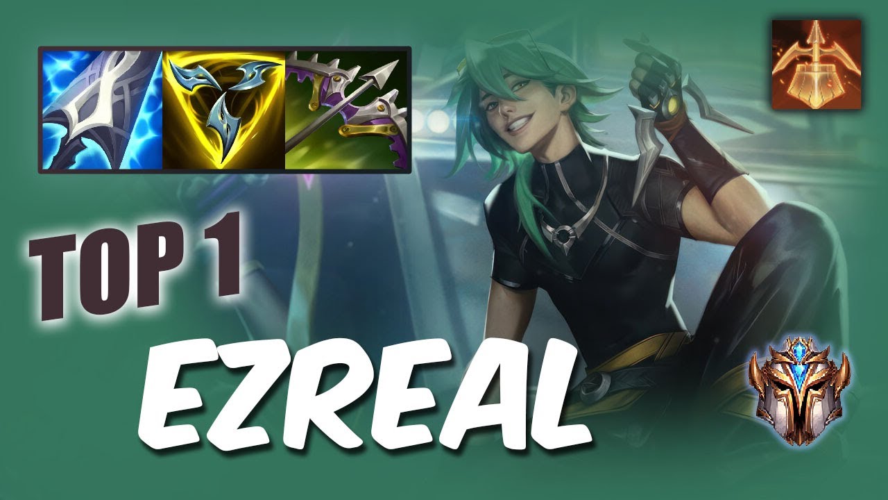 [Wild Rift] Ezreal top 1 - S12 RUSH Challenger ranked game + build ...