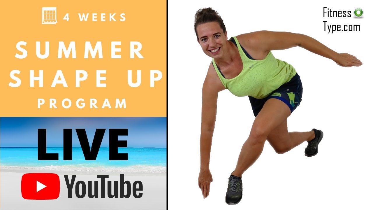 Summer Shape Up Program - Live Workout 2 - Cardio and Toning Workout ...
