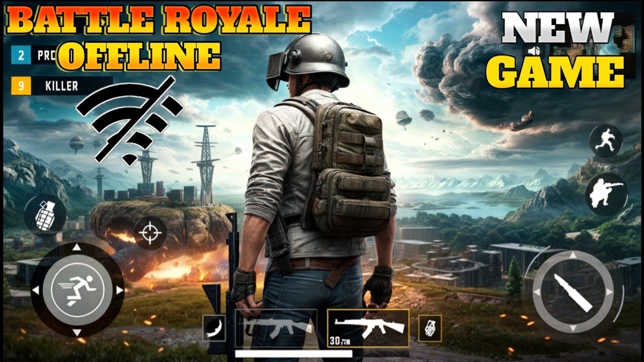 offline survival battle royale game hunt zone gameplay | offline battle royale game - YouTube