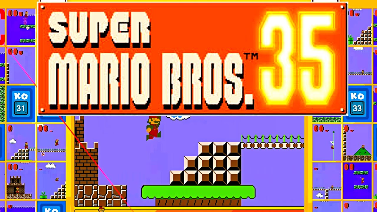 Super Mario Bros. 35 Battle Royale Gameplay #4 - YouTube