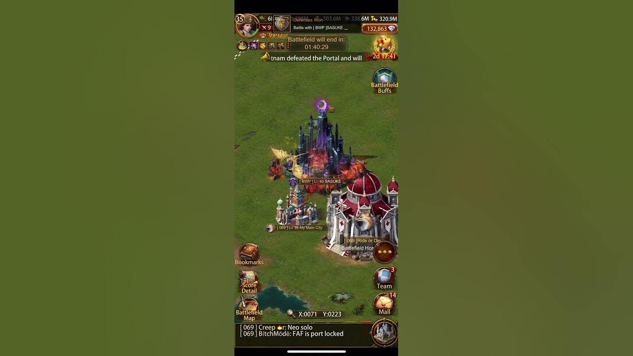 Trap K35 vs. Neo. Chalons Round 6 Evony - YouTube