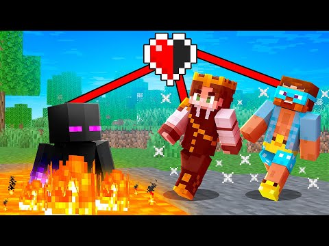 ✅ Пройди Майнкрафт, но Одно ОБЩЕЕ Сердце! (Квист и Градус)