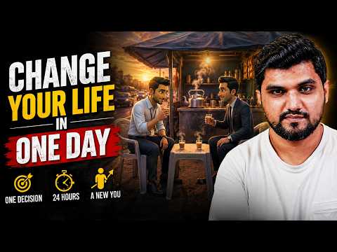 24 Hours !! how to actually change your life in one day