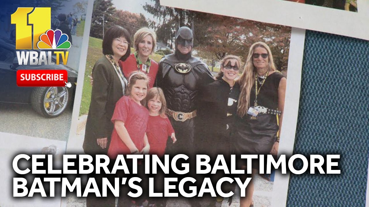 Baltimore Batman leaves legacy, even after death - YouTube