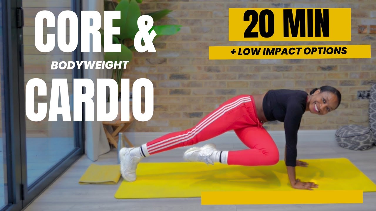 Quick & effective Core & Cardio Workout | No Equipment, Low-Impact ...