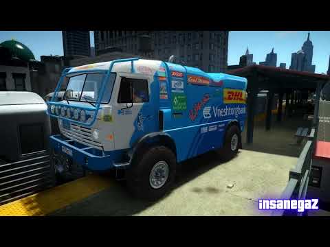 GRAND THEFT AUTO IV KAMAZ 4911 RACE TRUCK CRASH TESTING HD (INSANEGAZ REUPLOAD)