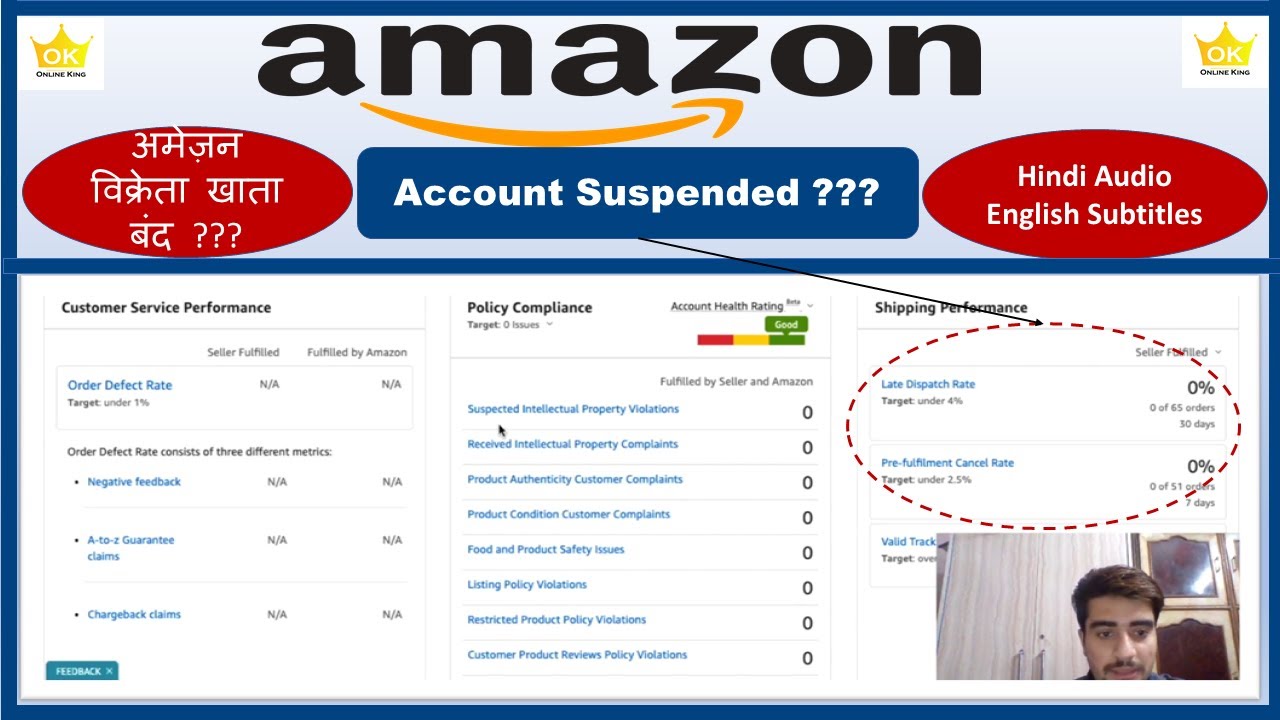 Amazon Account Suspend | How To Avoid Amazon Account Suspension. - YouTube