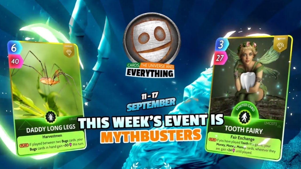 Mythbusters! - Cards, the Universe and Everything (CUE) - YouTube