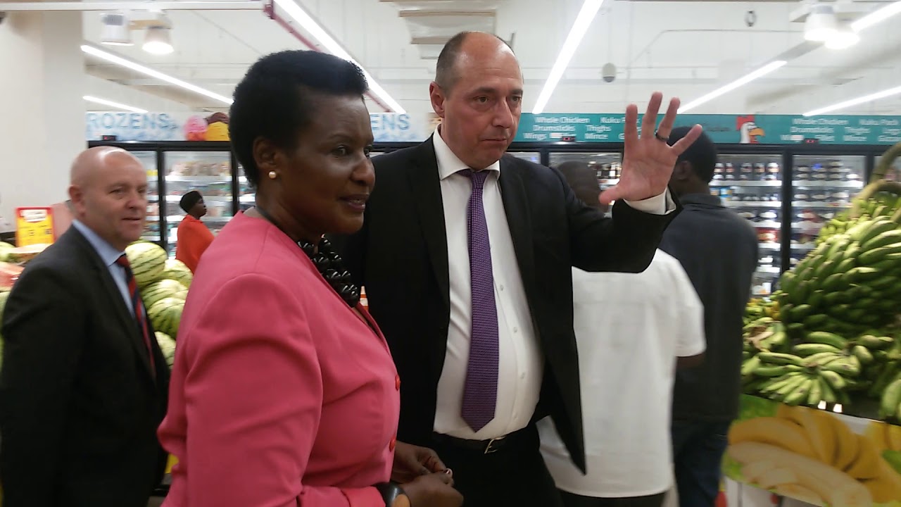 OFFICIAL LAUNCH OF CARREFOUR CHAIN SUPERMARKET IN UGANDA BY HON. AMELIA ...
