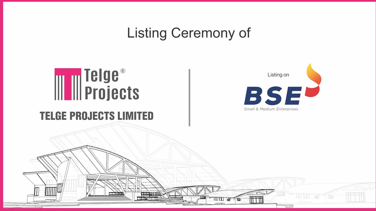 Listing Ceremony of Telge Projects Limited (SME) at BSE - YouTube