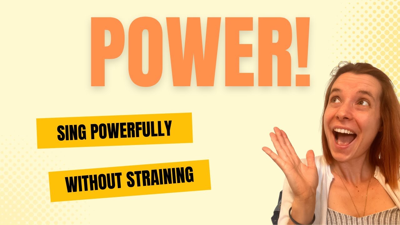 Sing Powerfully Without Straining - YouTube